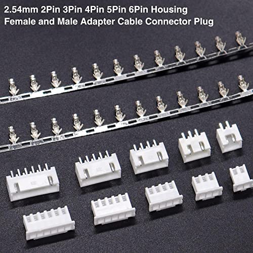 Taiss 560PCS JST Connector Kit Female Pin Head Connector Adapter Plug,2 ...