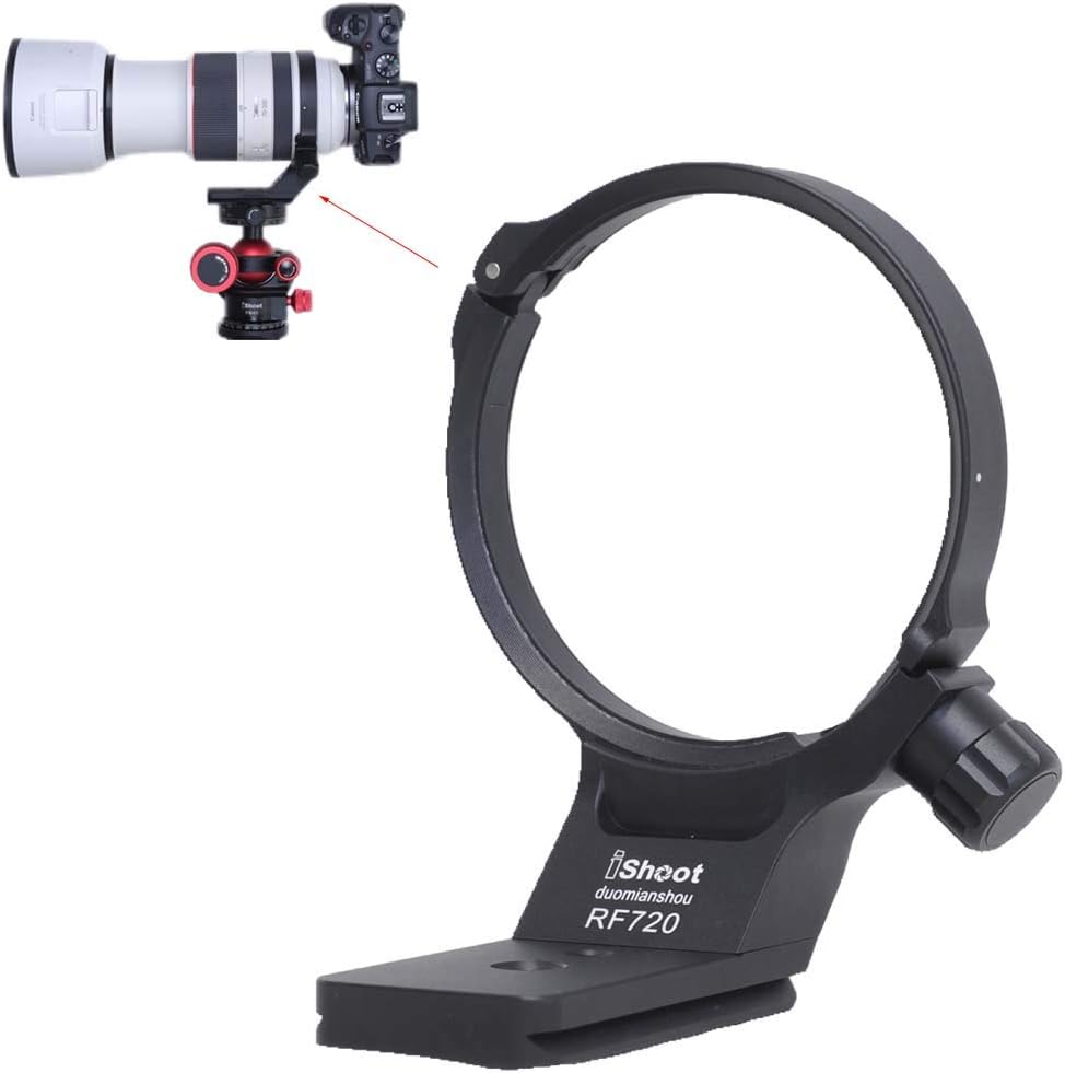 Amazon.com : iShoot Lens Collar Tripod Mount Ring Compatible with Canon ...