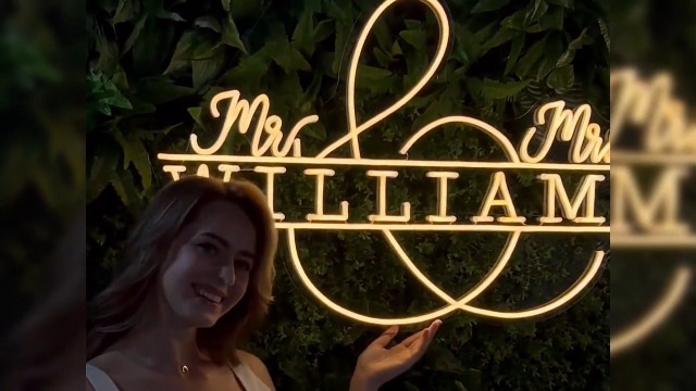 Wedding Neon Light Mr & Mrs Wedding Neon Sign - 9 Color RGB Dimmable ...