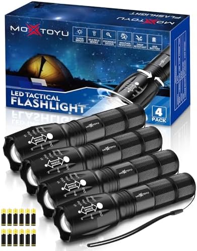 Bell+Howell Taclight Flashlight w/Holster LED Tactical Flashlight 5 ...