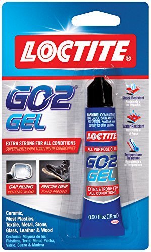 Loctite Go2 Gel Clear Adhesive .60-Fluid Ounce Tube (1832982) : Amazon ...