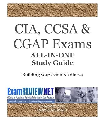 Amazon.com: CIA, CCSA & CGAP Exams ALL-IN-ONE Study Guide: Building ...
