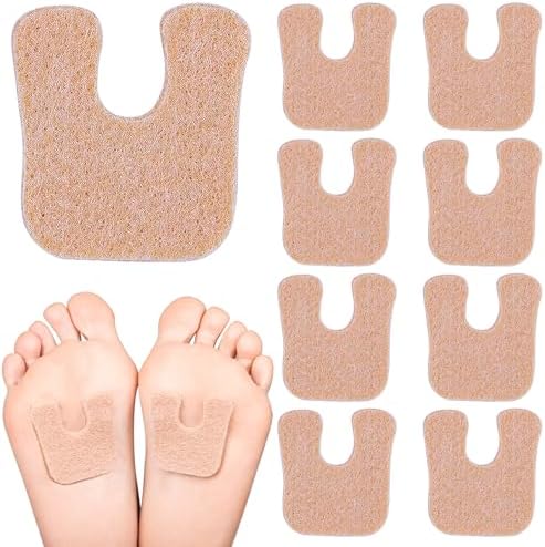 Amazon.com: 20 Pcs Horseshoe Pads for Feet, Callus Cushions Moleskin ...