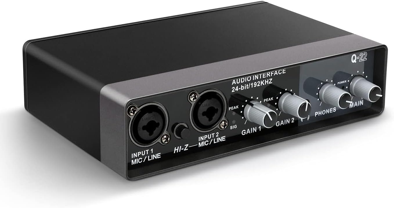Amazon.com: FIFINE PC Audio Mixer for Recording Music, USB Interface ...