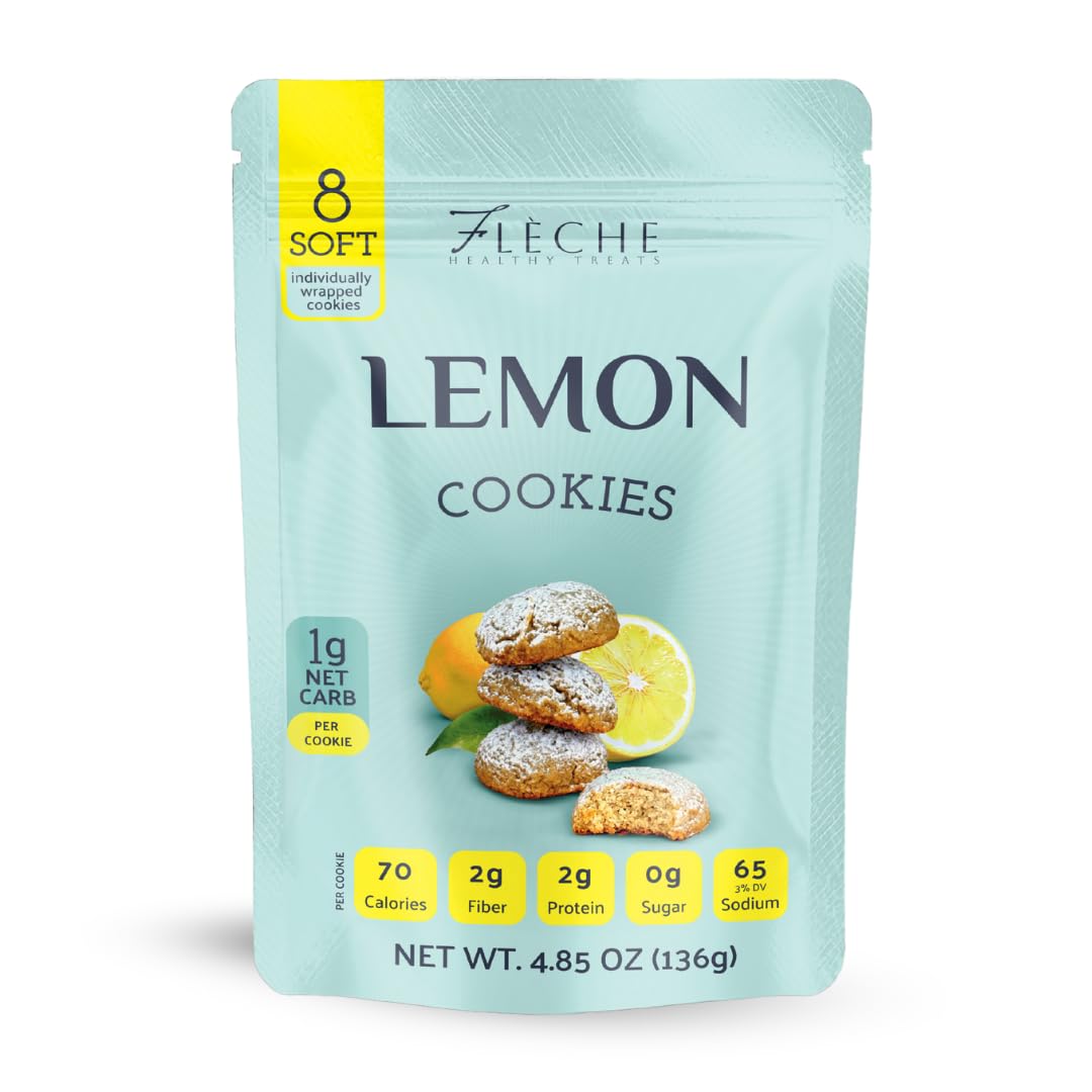 Amazon.com: Lemon Cookies, Sugar Free, Low Fat, Gluten Free, Dairy Free ...