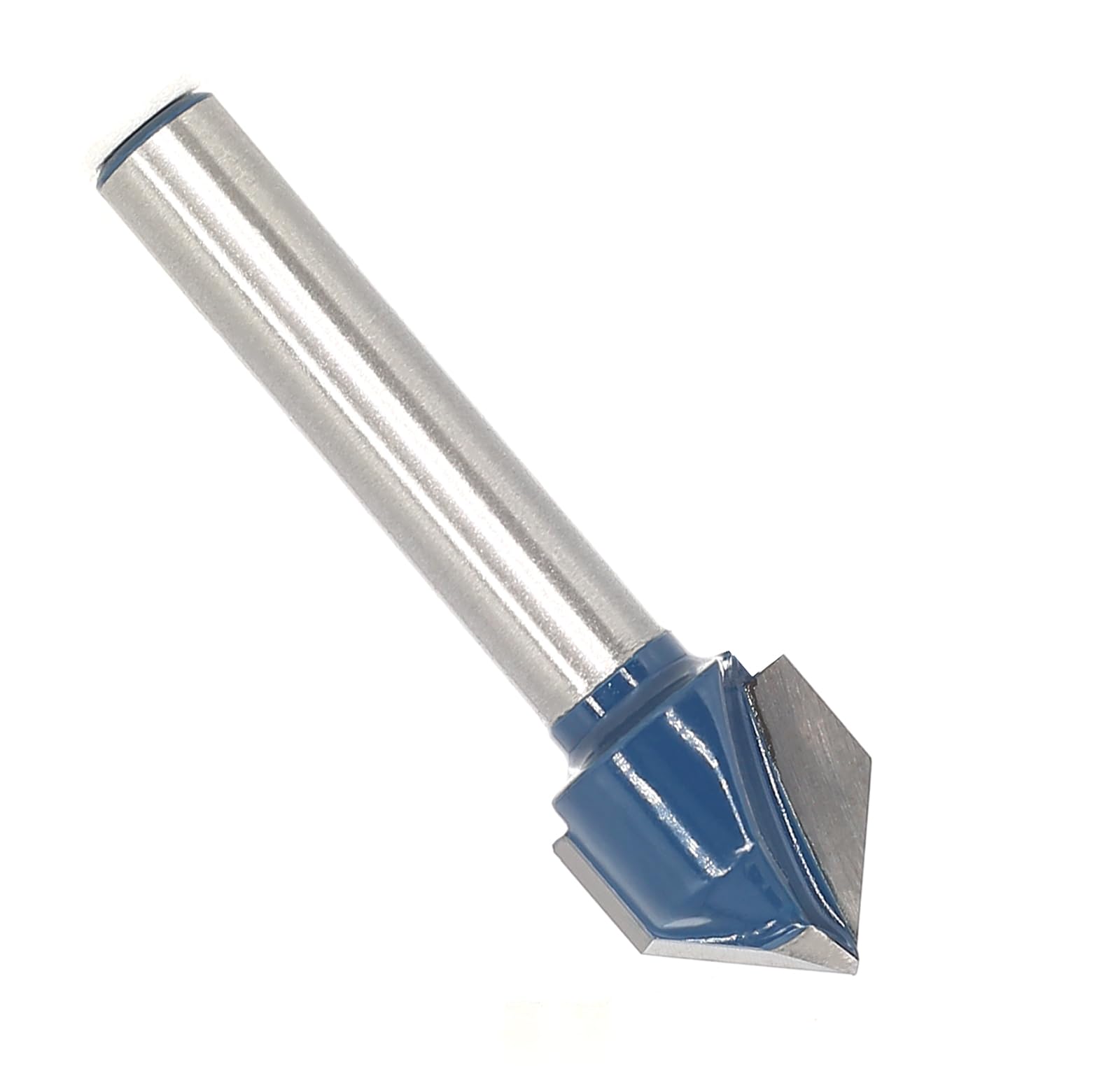 Akylin V-Groove Router Bit 1/4 Inch Shank, Carbide Tipped 45 Degree V ...