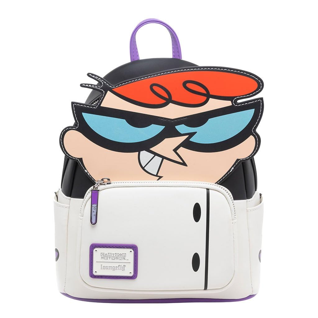 Amazon.com | Loungefly Cartoon Network Dexter Glow in the Dark Cosplay ...
