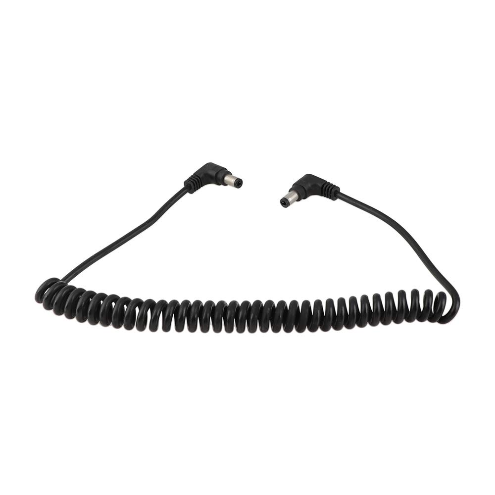 Amazon.com: CAMVATE Coiled DC 2.5mm to 2.5mm Power Cable Right-Angle ...