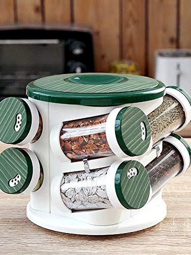 Buy Besim Plastic Revolving Spice Rack Set of 8 Online at Low Prices in ...