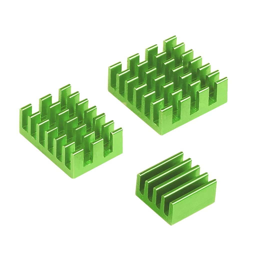 Buy Manmantihui Aluminum Heat Sink 3pcs Raspberry Pi Heatsink Kit ...