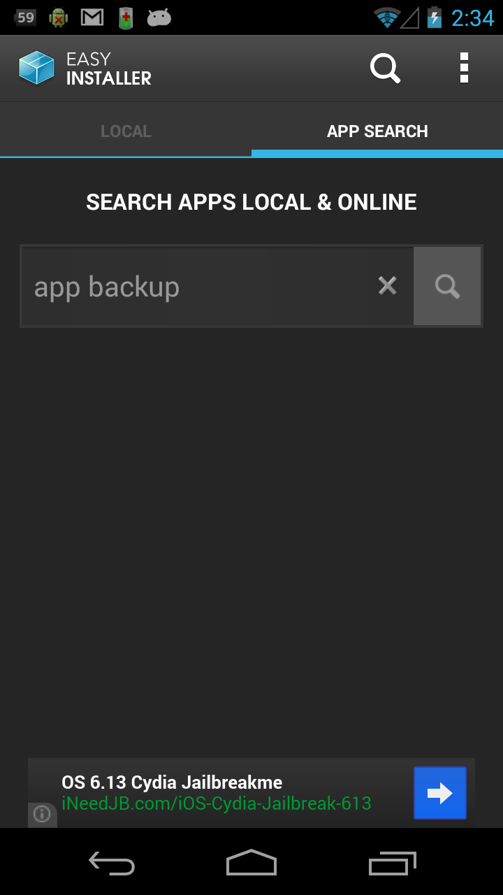 Aplicación Easy Installer en Amazon Appstore