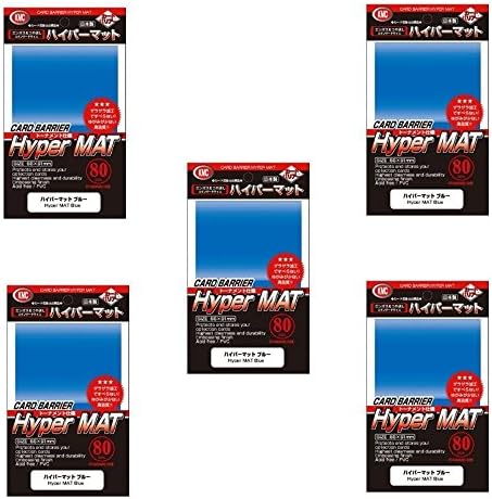 Amazon.com: KMC Hyper Matte Sleeves Purple ×5 Sets (5 Packs/Total 400 ...