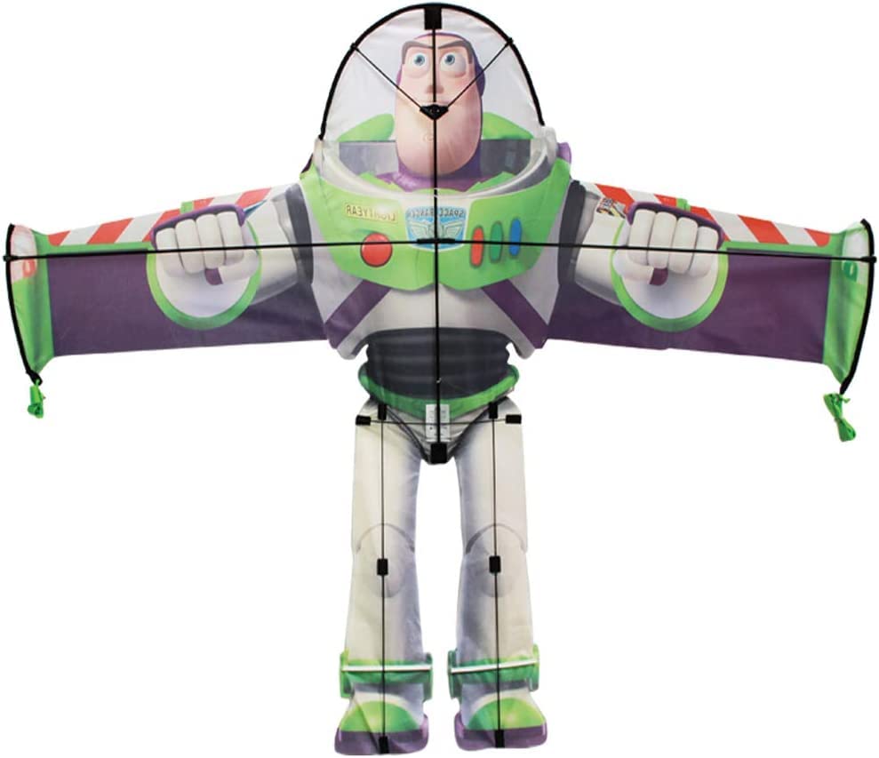 Family Outdoor Flying Toy WindNSun Buzz Lightyear Kite - 59" Wingspan ...