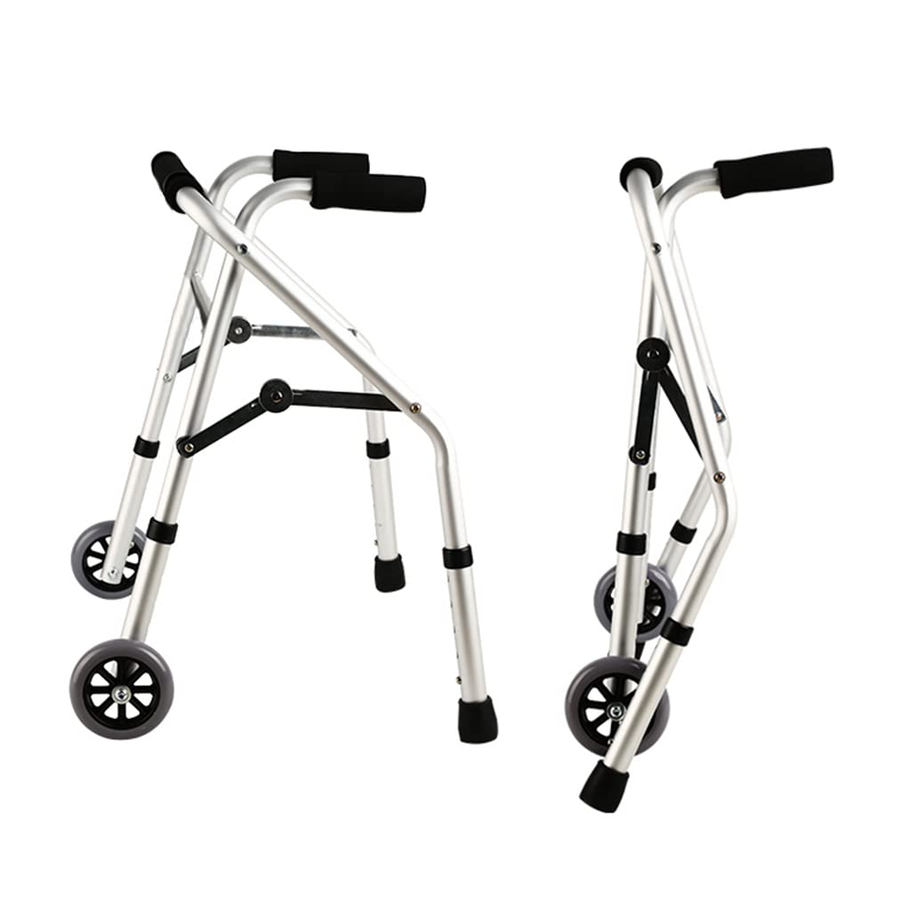 Buy SYGZF Folding Anti-Backward Kids Walker Height Adjustable Medical ...