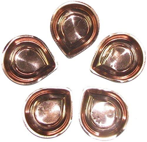 Buy Pure Copper Agal Vilakku Diya Deepam Copper Diya Panti Size- 1 Set ...