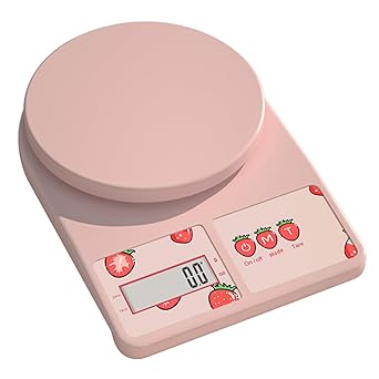 Amazon.com: UCTHAT Pink Kitchen Scale - Digital Food Scale with LCD ...