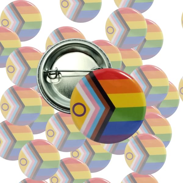 Amazon.com: Intersex-inclusive progress pride flag pins: small LGBTQIA+ ...