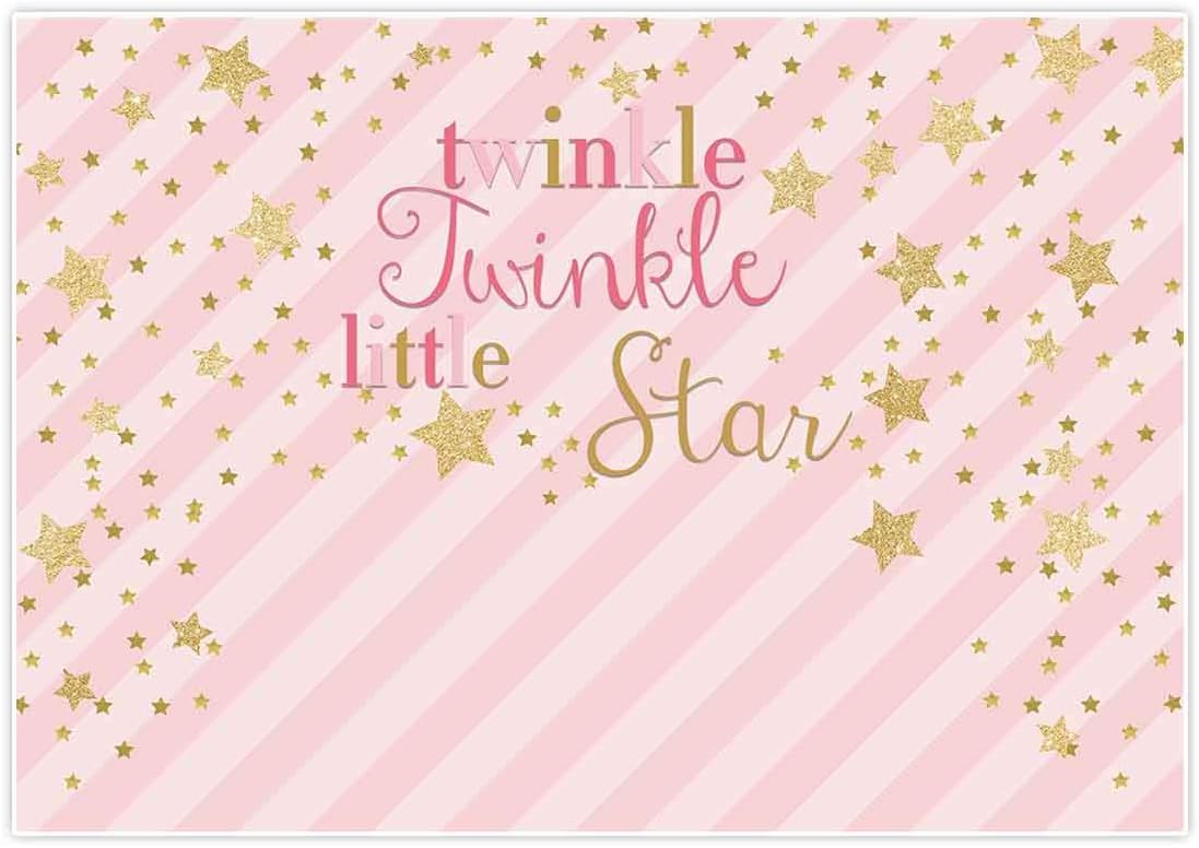 Allenjoy Pink Twinkle Little Star Backdrop for Baby Nepal | Ubuy
