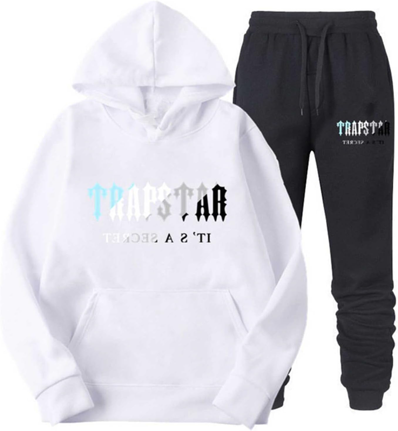 Tuta Trapstar London Sportiva Casual Unisex Felpe con Cappuccio E ...