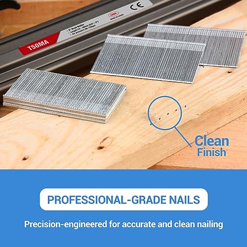 Snapklik.com : Meite 16 Gauge Finish Nails, 1-3/4-Inch 16GA Straight ...