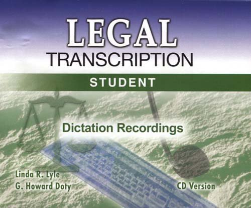 Legal Transcription: Student Dictation Recordings: Amazon.co.uk ...