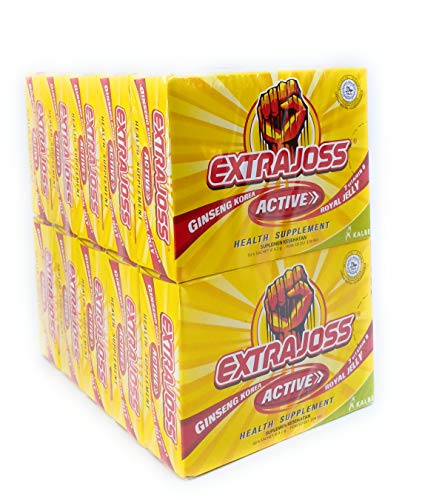Extra Joss Active Energy Drink Powder 6-ct, 10 Pack (Total 60 Sachets ...