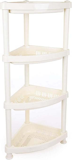 Amazon.com: Mintra Home Light Duty Plastic Storage Racks (Corner Rack ...