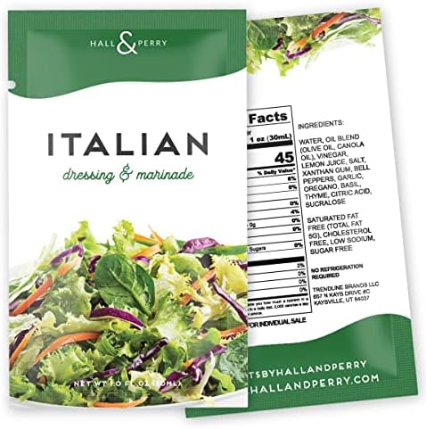 Amazon.com : Hall & Perry Low Calorie, Low Fat, Keto Friendly Salad ...