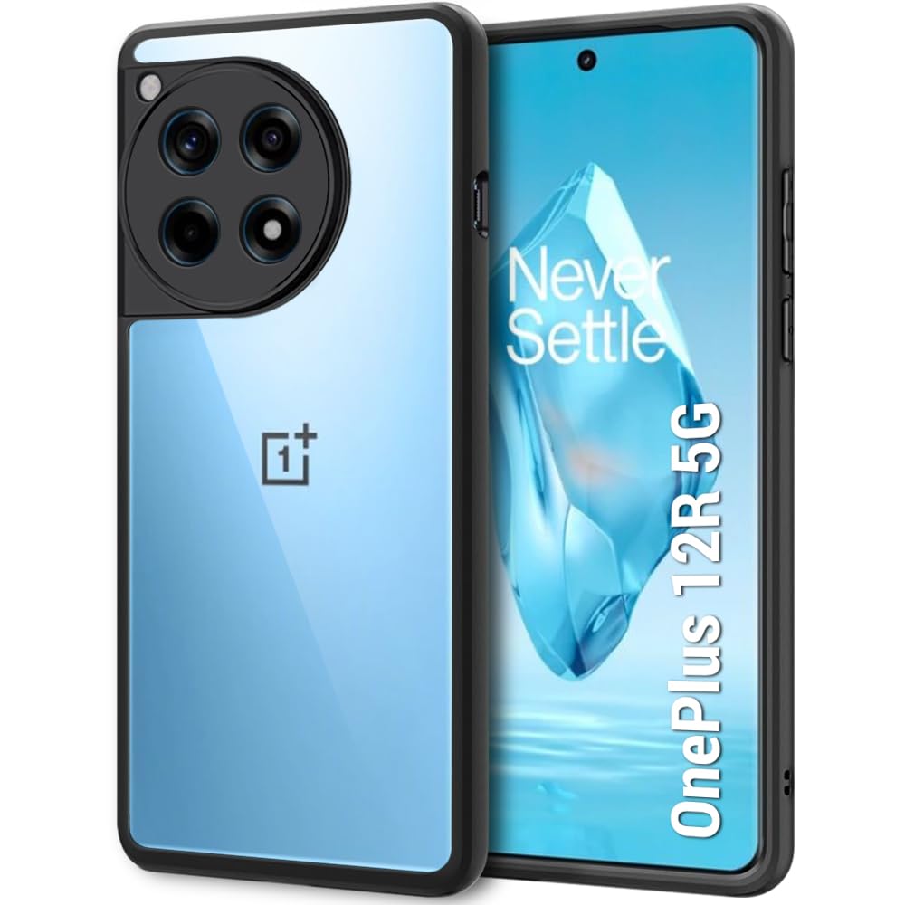 TheGiftKart Hybrid Shockproof Sleek Armor OnePlus 12R 5G Back Cover ...