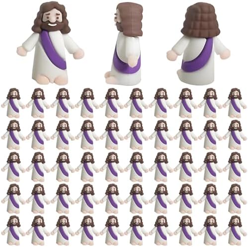 Amazon.com: Generic Mini Jesus Figurine Bulk, Jesus Easter Decorations ...