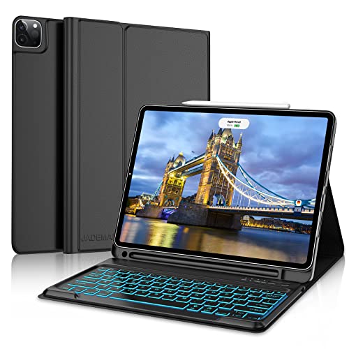 Keyboard Case for iPad Pro 12.9 6th Gen 2022, Detachable Wireless ...