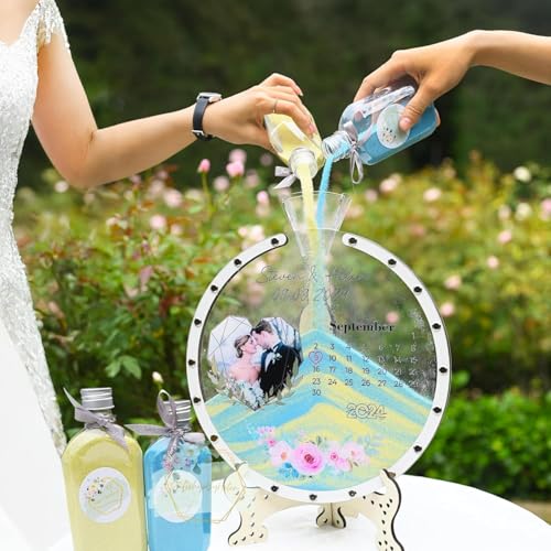 Amazon.com: Custom Wedding Unity Sand Frame Blended Family Sand ...