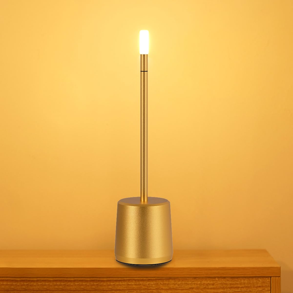 Etosec Cordless Table Lamp Rechargeable, 2400mAh Portable Small ...