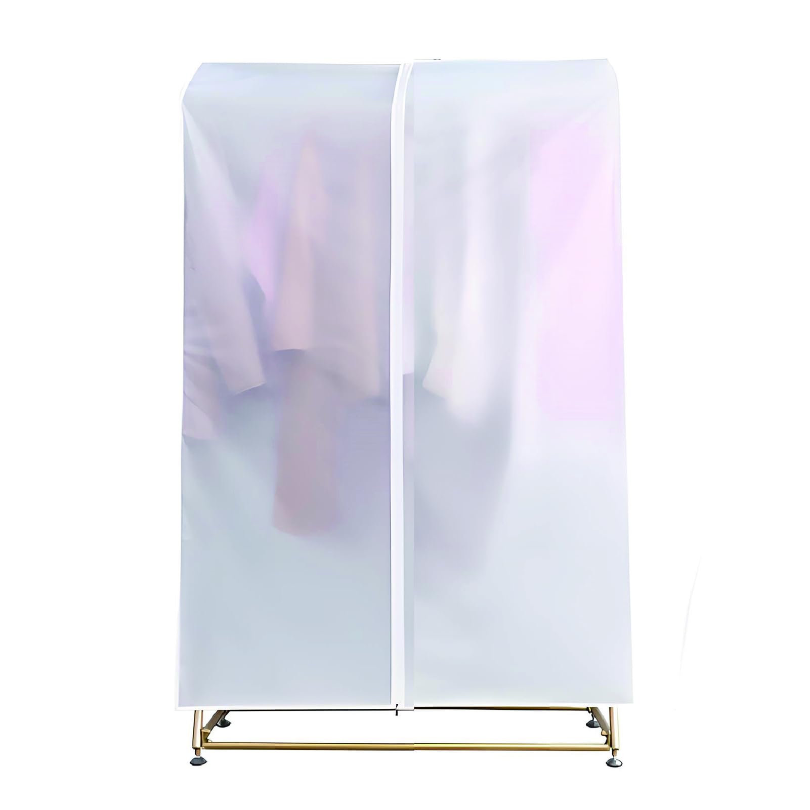 Amazon｜ZERONOWA ハンガーラックカバー 半透明 衣類カバー 洋服カバー 防虫 汚れ ほこり防止 (90×50×150)｜衣類カバー オンライン通販