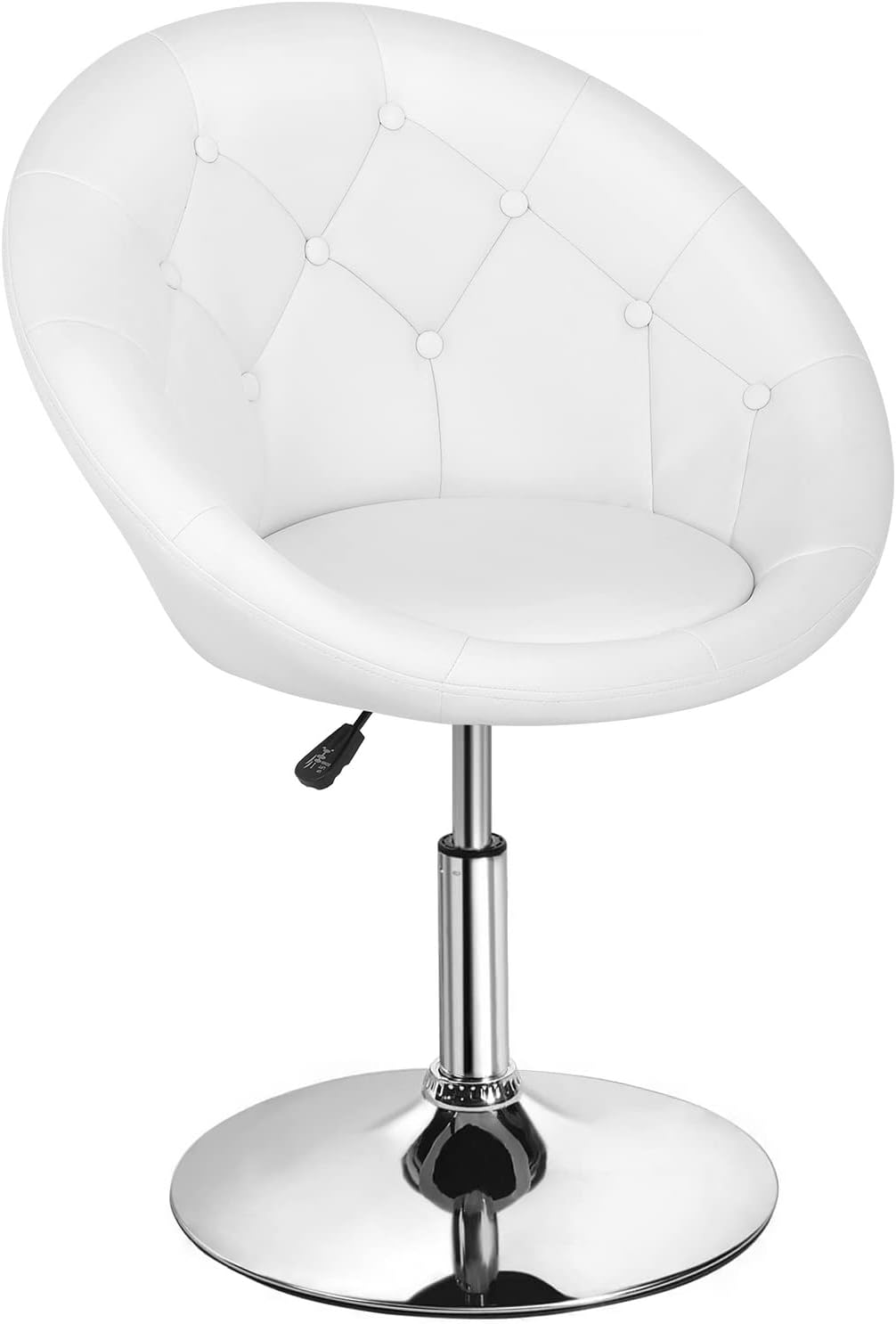 Amazon.com: Yaheetech Vanity Chair Makeup Swivel Accent Chair Height ...