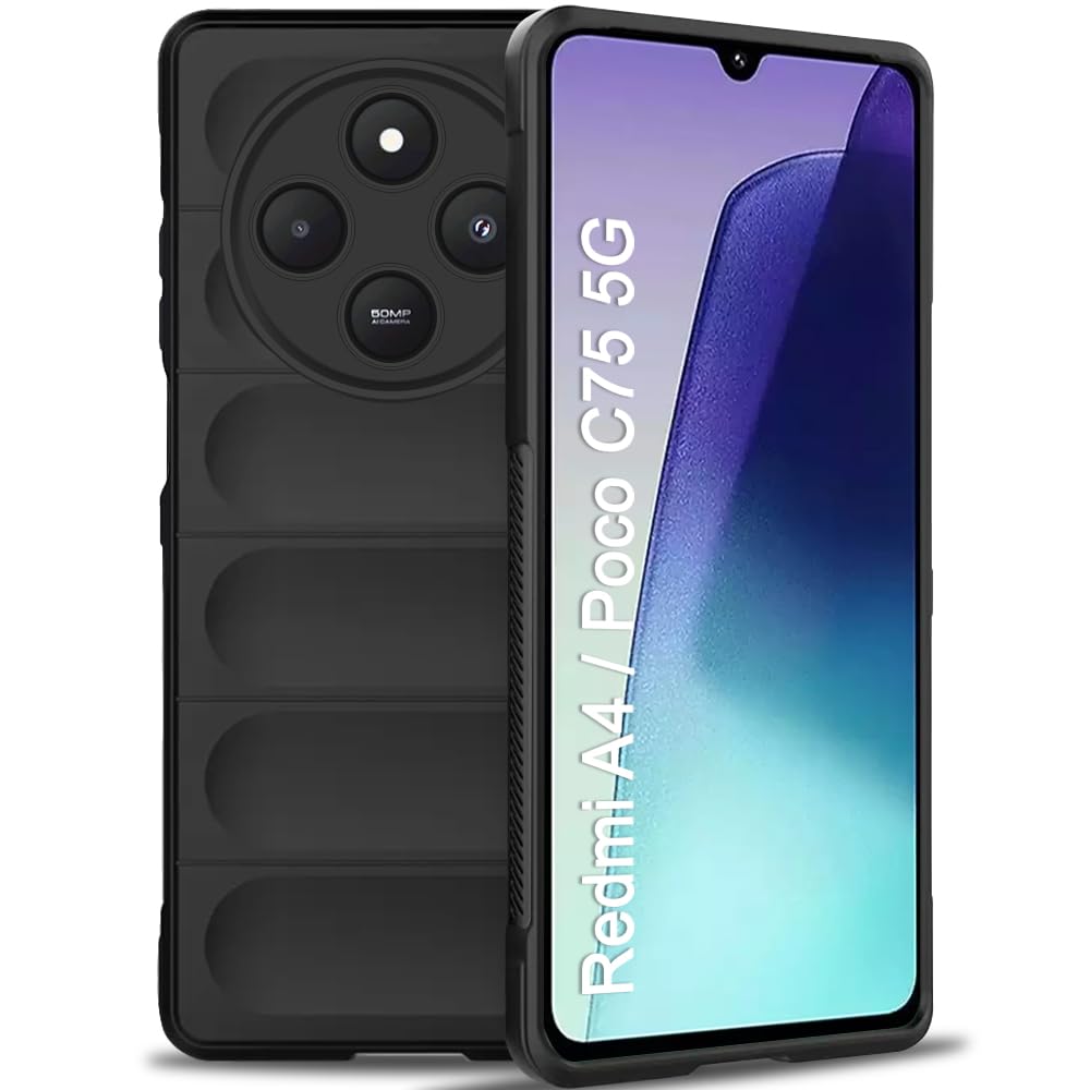 TheGiftKart Liquid Silicon Back Cover Case for Mi Redmi A4 5G / Poco ...