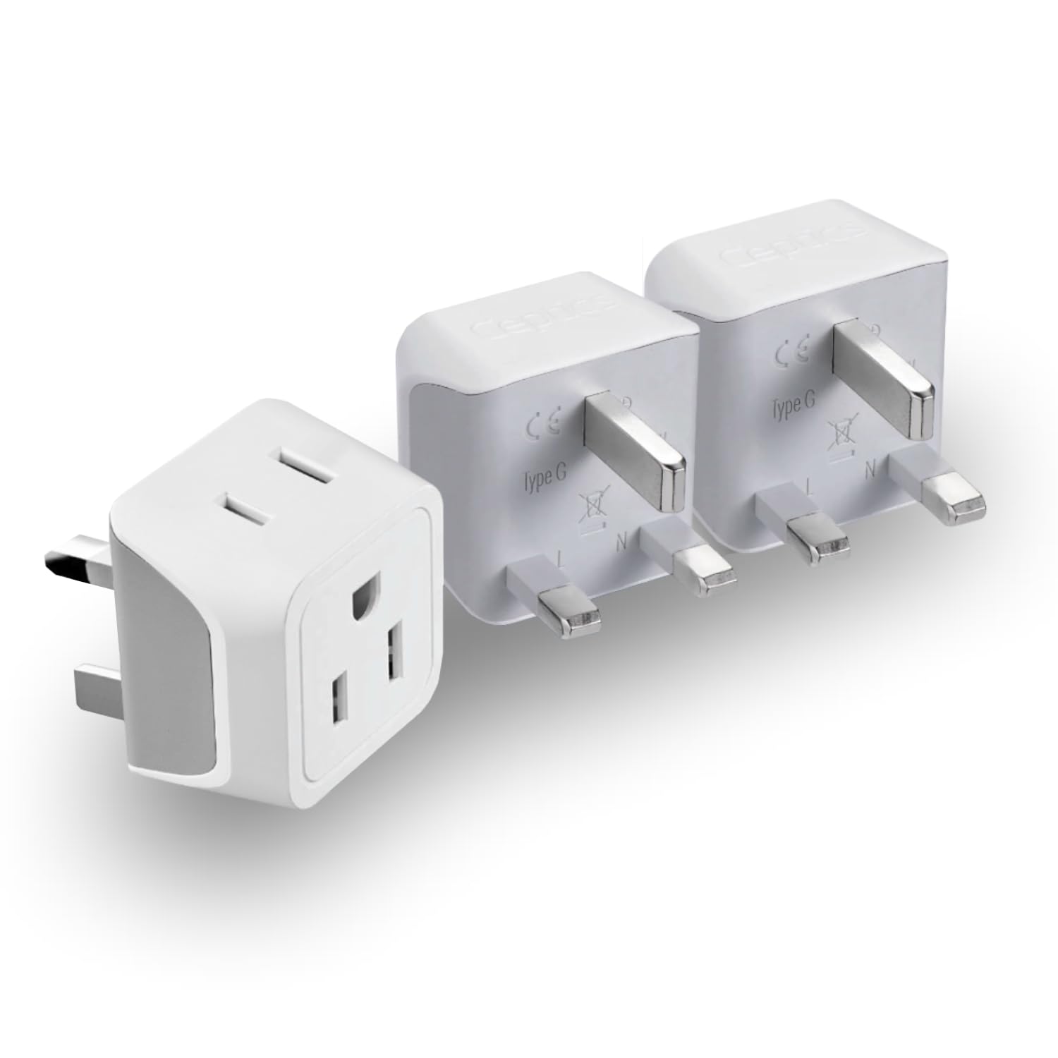 Snapklik.com : Ceptics UK, Hong Kong, Ireland Travel Adapter Plug ...