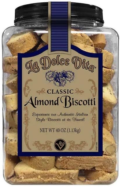 Amazon.com: La Dolc'e Vit'a Classic Italian Biscotti, 40 oz : Home ...