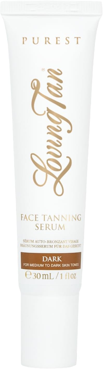 Amazon.com: Loving Tan NEW Purest Face Tanning Serum, Dark - Sunless ...