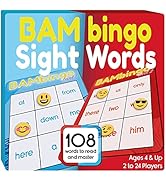 Amazon.com: Sight Word Bingo Game Level 1 and Level 2 - Learn to Read ...