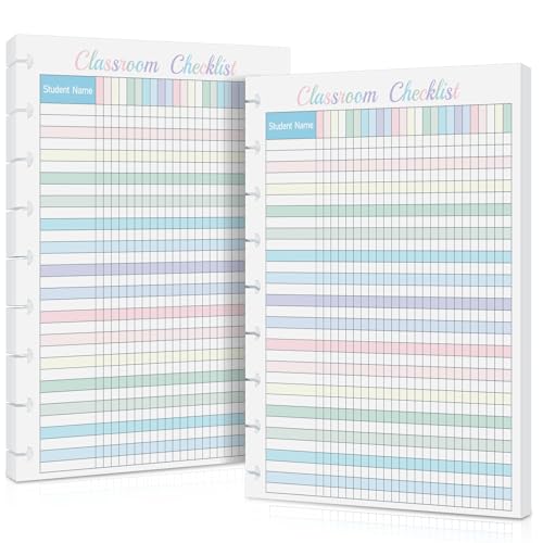 Amazon.com: Yinkin 50 Sheets Classroom Checklist Refills Classic ...