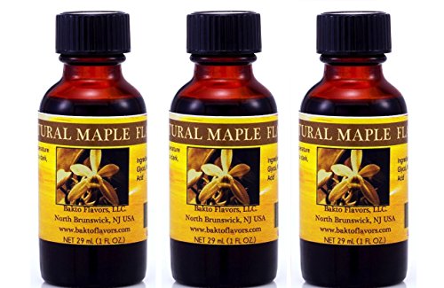 Amazon.com: Natural Maple Flavor (1 FL OZ) Pack of 3 : Grocery ...