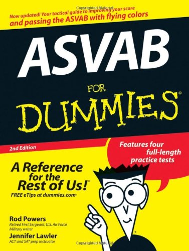 ASVAB For Dummies: Powers, Rod, Lawler, Jennifer: 9780470106716: Amazon ...