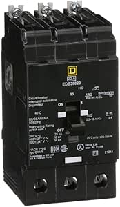 SCHNEIDER ELECTRIC 600-VOLT 30-AMP EDB36030 Miniature Circuit Breaker ...