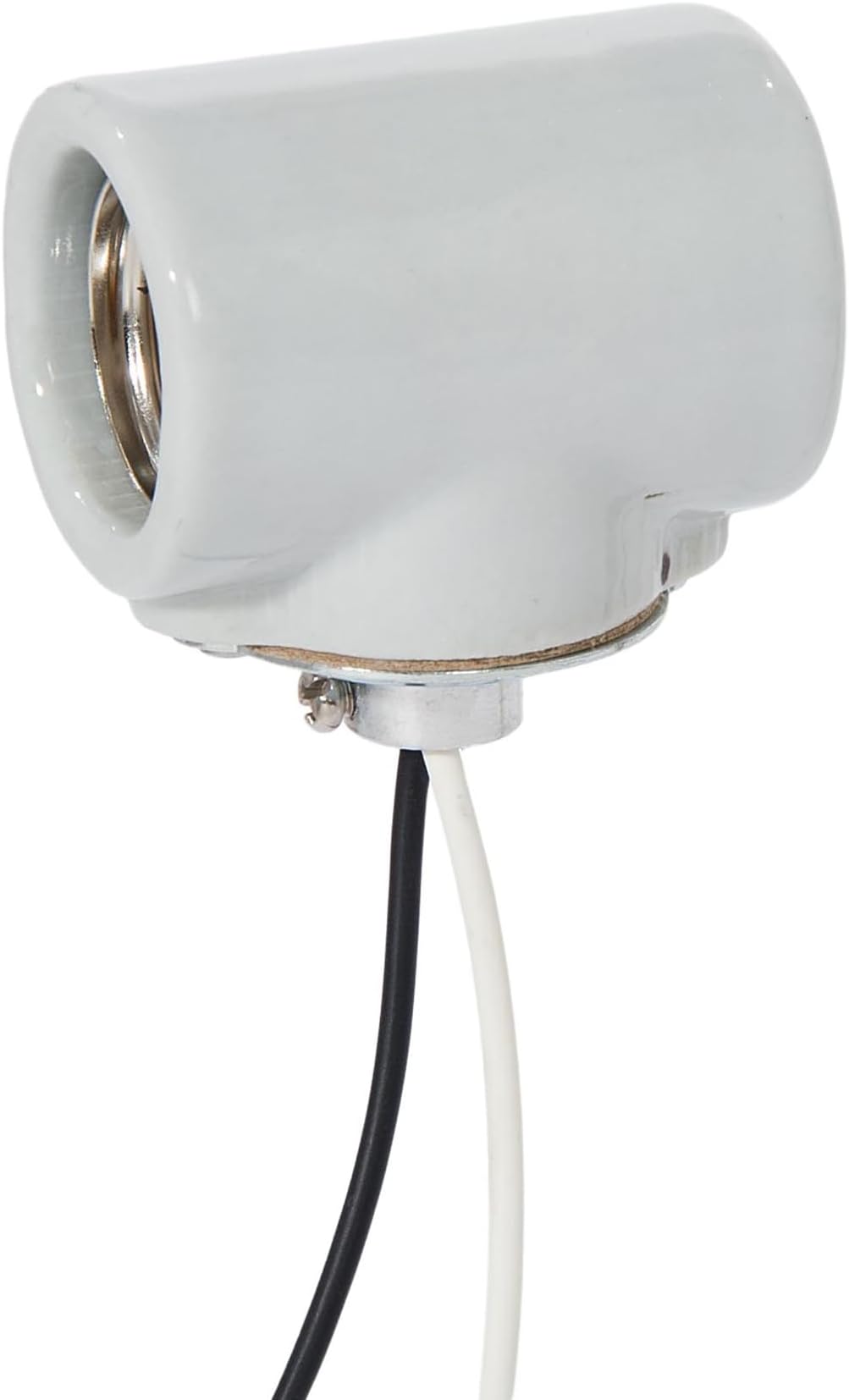 Amazon.com: B&P Lamp® Twin E26 Medium Base, Glazed Porcelain Socket ...