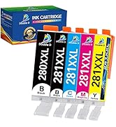 Amazon.com: DOUBLE D 280 281 Ink Cartridges Compatible Replacement for ...