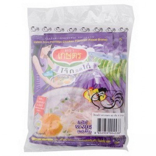 Amazon.com: Kaset Instant Rice Porridge Chicken Flavored 42g (Pack of 3)