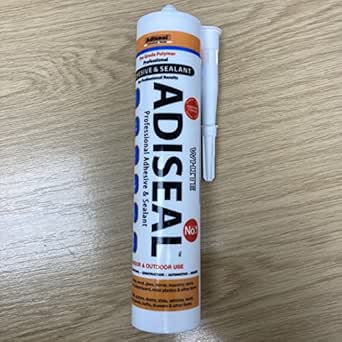 Adiseal White Adhesive & Sealant 290ml - ADIWHI : Amazon.co.uk: DIY & Tools