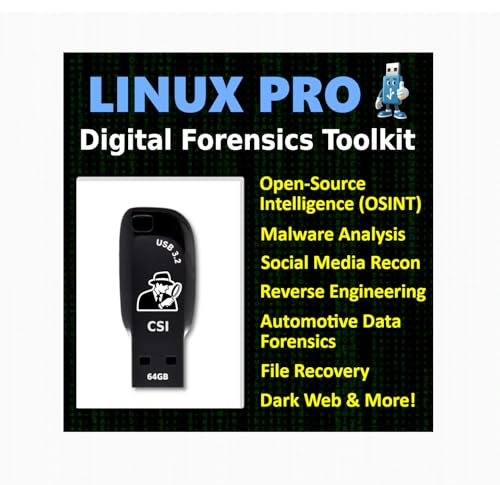 Professional Digital Forensics Toolkit (Cybersecurity, Dark - Want It All