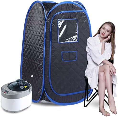 Smartmak Portable Full Size Steam Sauna Set, Personal Full Body Steam ...